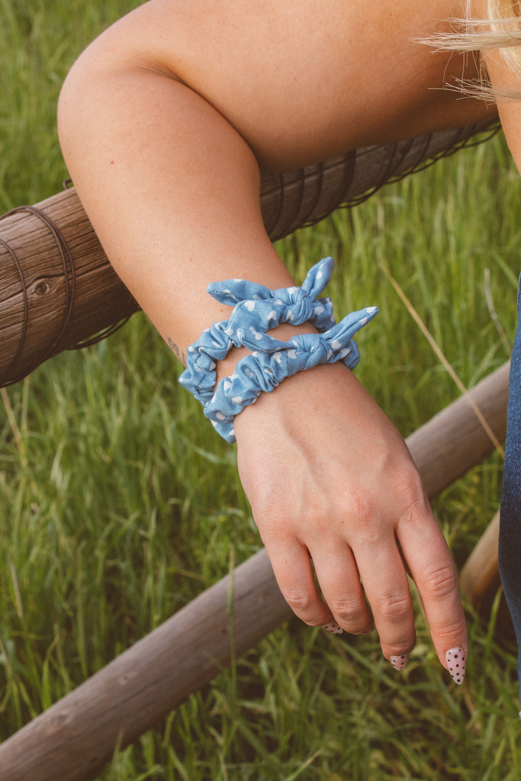 Heart Mini Scrunchie 2-pack – ANDI