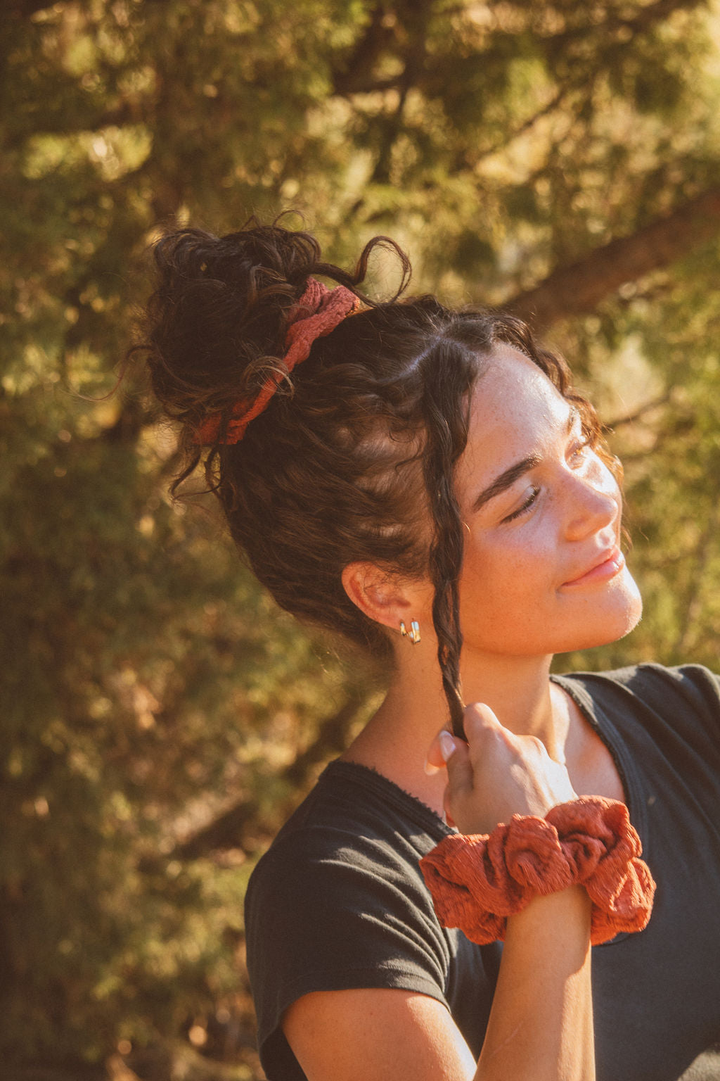 Terracotta Oversized 2.0 Scrunchie – ANDI
