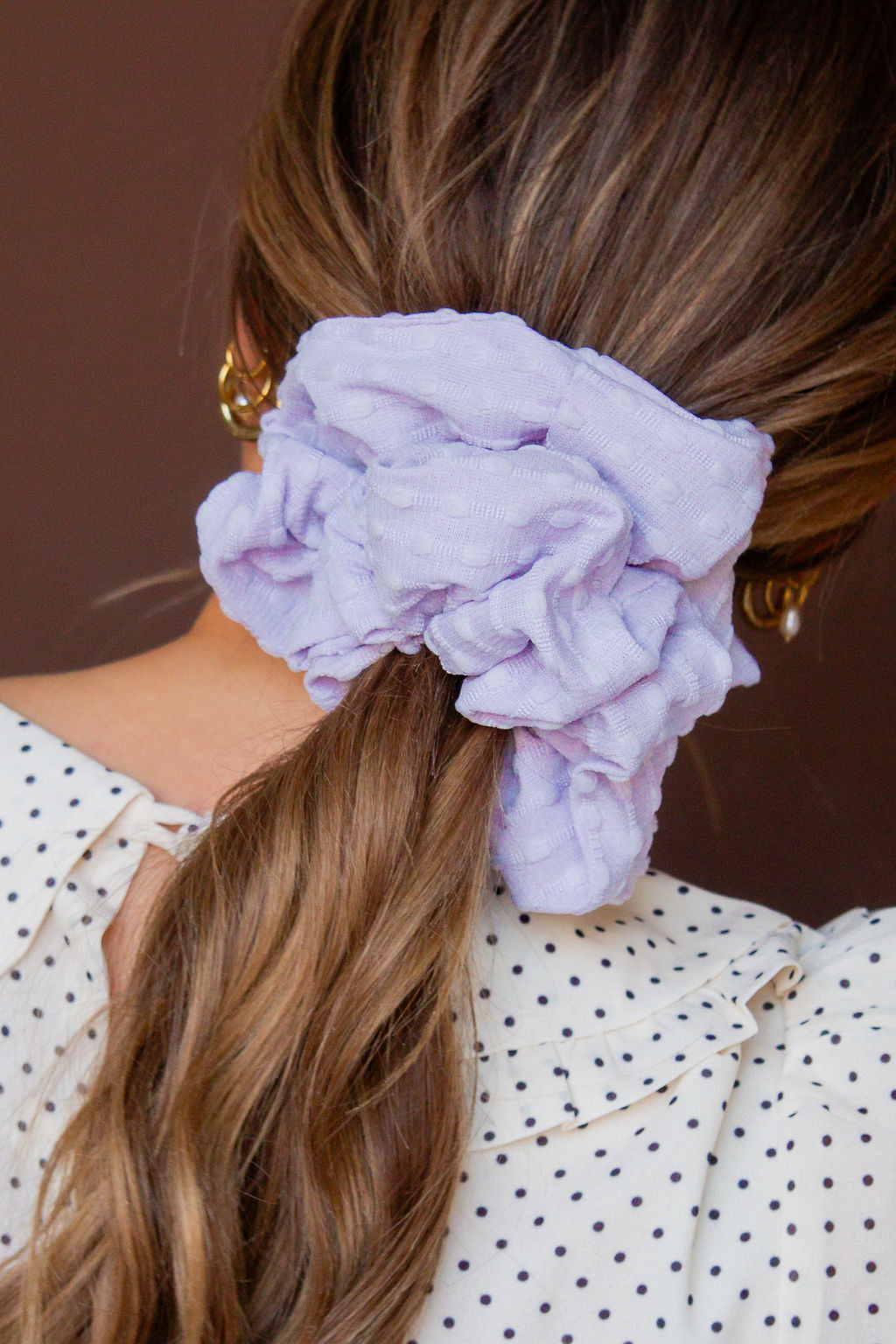Lavender Jumbo Scrunchie – ANDI