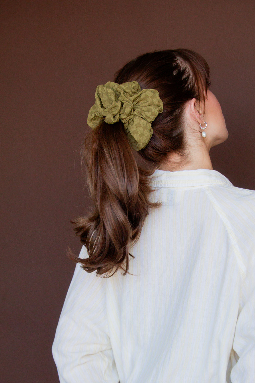 Chartreuse Jumbo Scrunchie – ANDI