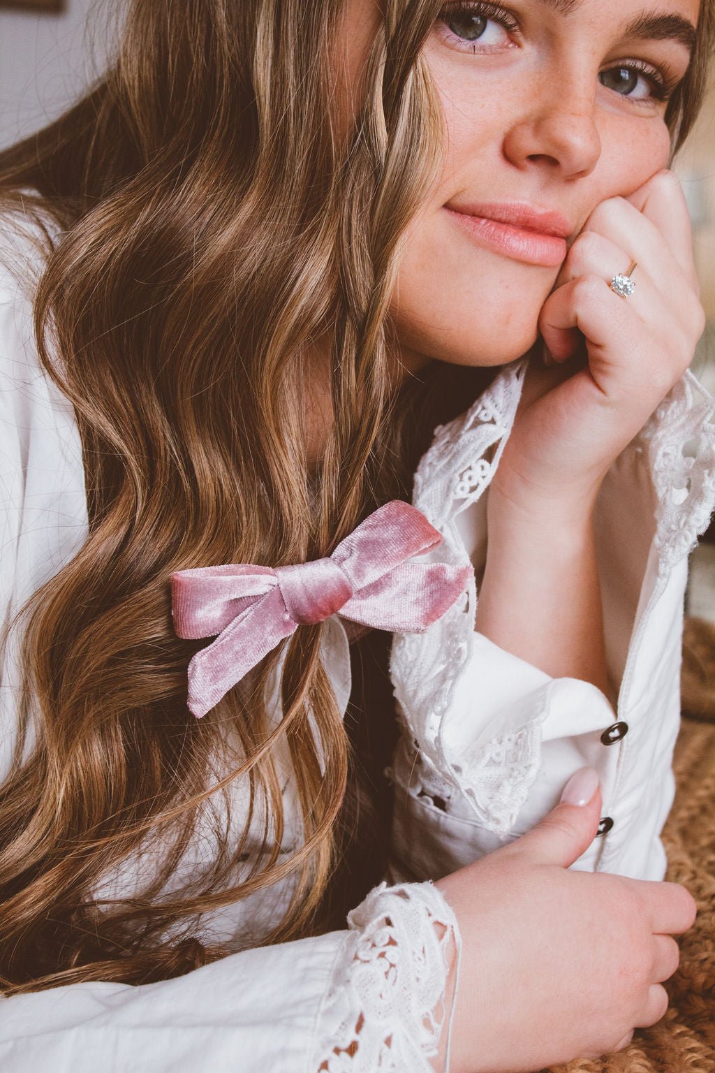 Payton Velvet Bow 2-pack Clip – ANDI