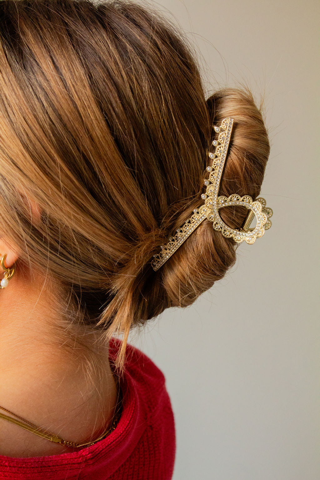 Queen Anne's Lace Claw Clip – ANDI