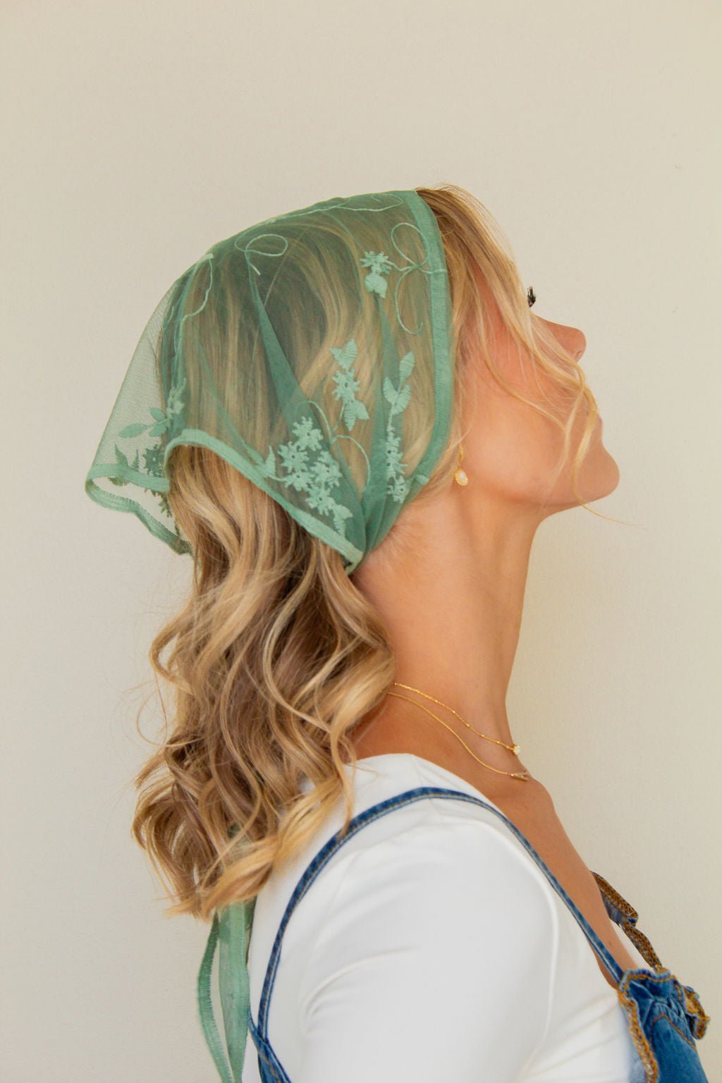 Jade Lace Hair Scarf – ANDI