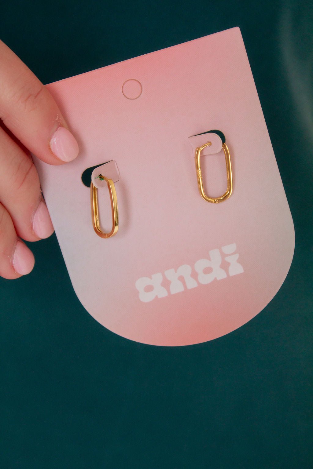 Paperclip Hoops - Hypoallergenic – ANDI