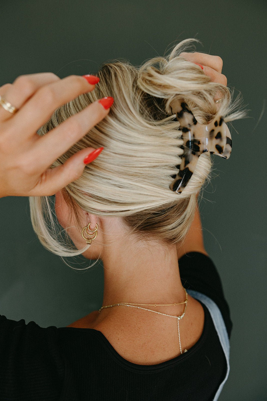Skinny Tan Tortoise Claw Clip – ANDI