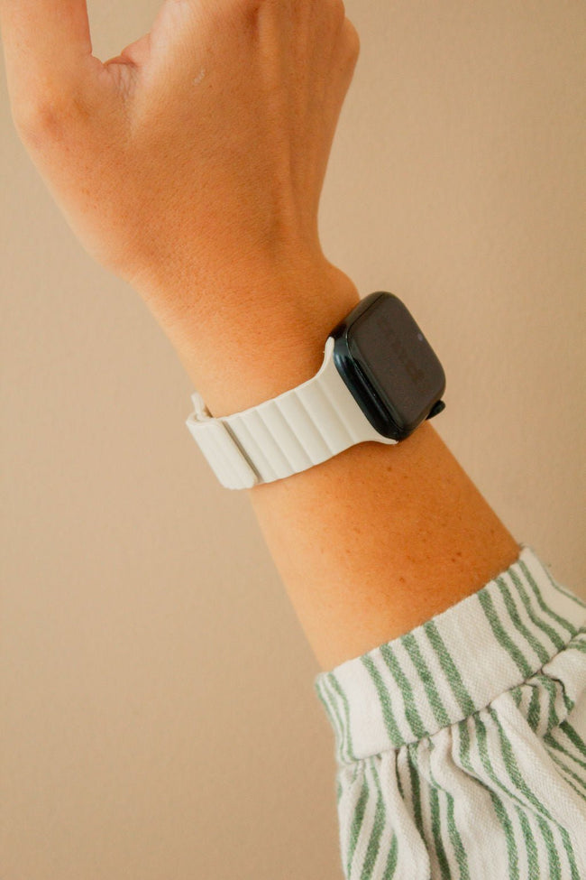 Warm White Magnetic Loop Watch Band – ANDI