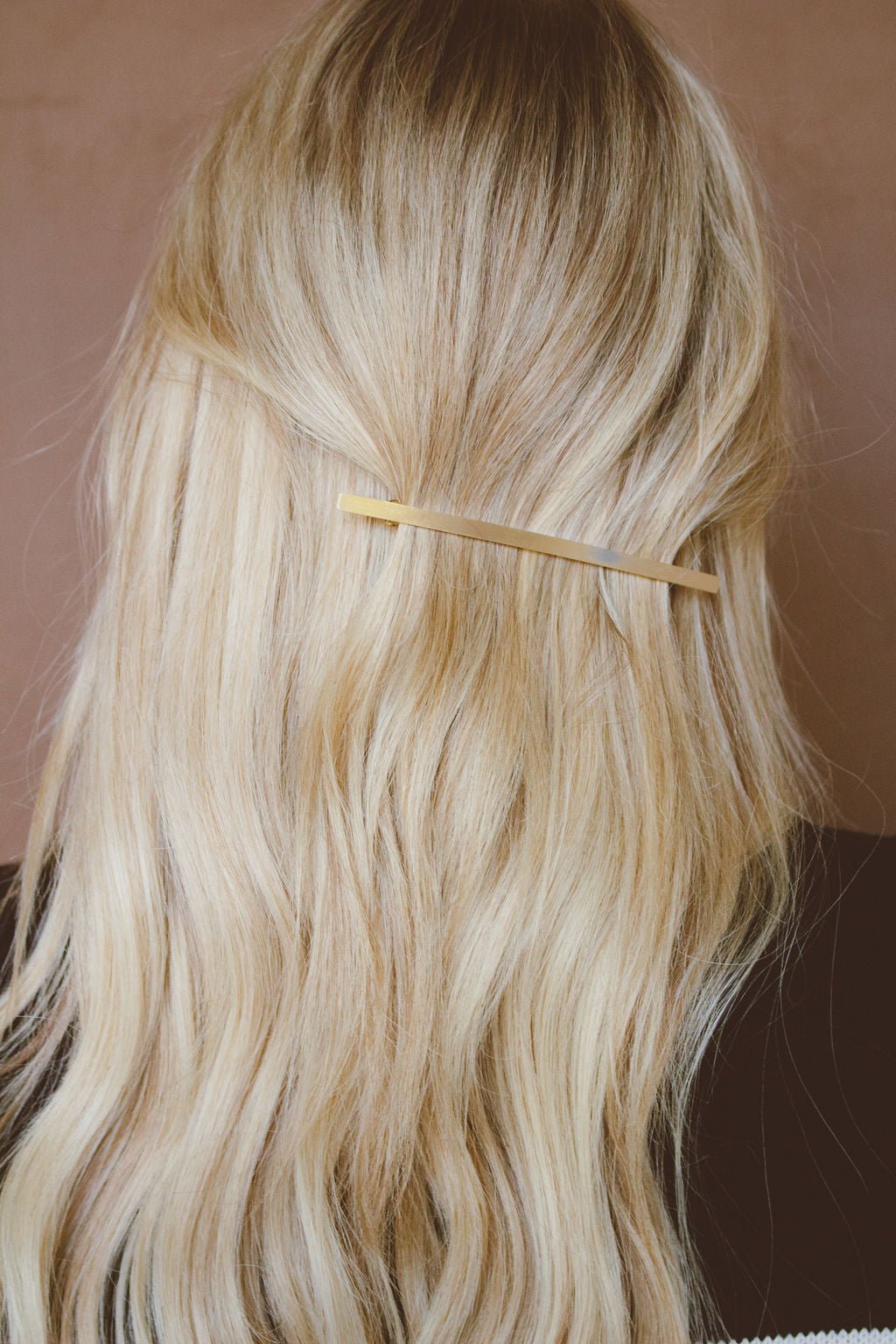 Bronzed Thin French Barrette | Metal Hair barrette – ANDI